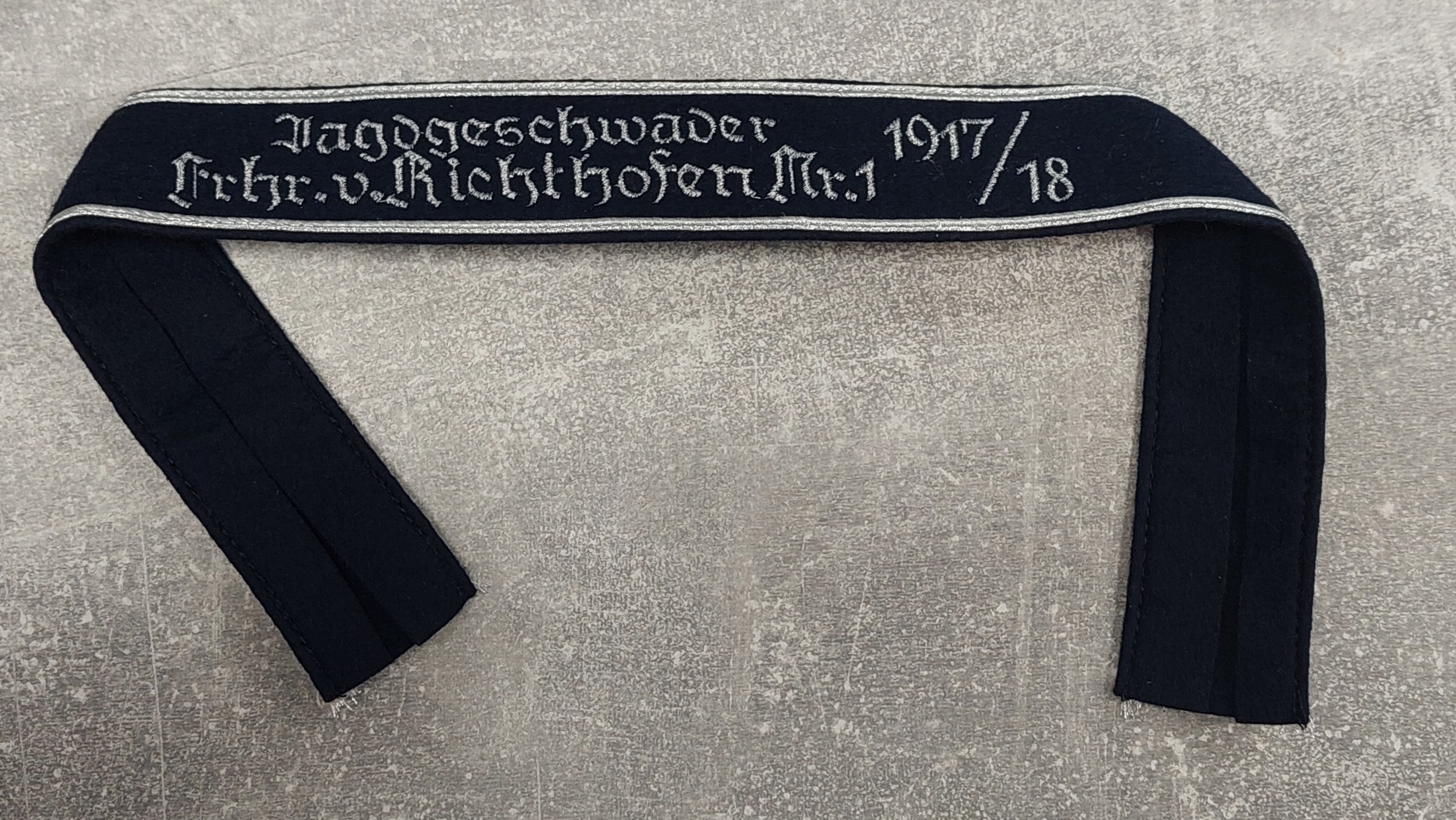 Luftwaffe Ärmelband Jagdgeschwader Frhr.v.Richthofen Nr.1 1917/18 ...